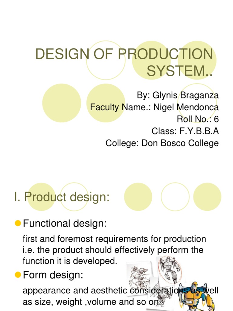 Design of Production System. | PDF | Scheduling (Production Processes ...