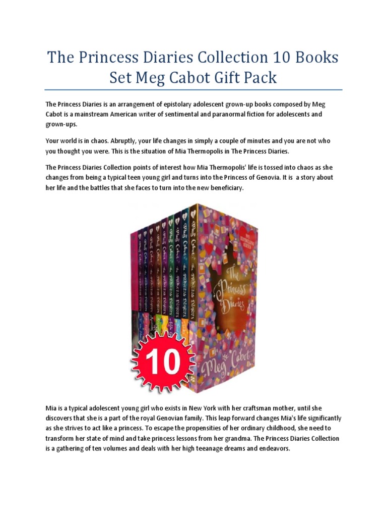 The Princess Diaries Collection 10 Books Set Meg Cabot Gift Pack | PDF