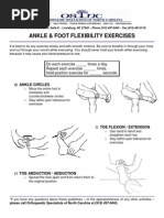 Active Leg Rom Sitting | PDF