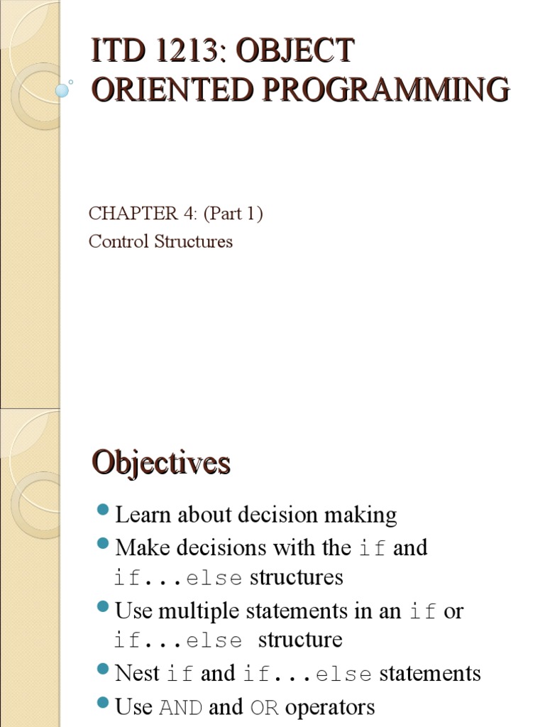 Chapter 4 Part 1 Pdf Boolean Data Type Computer Programming