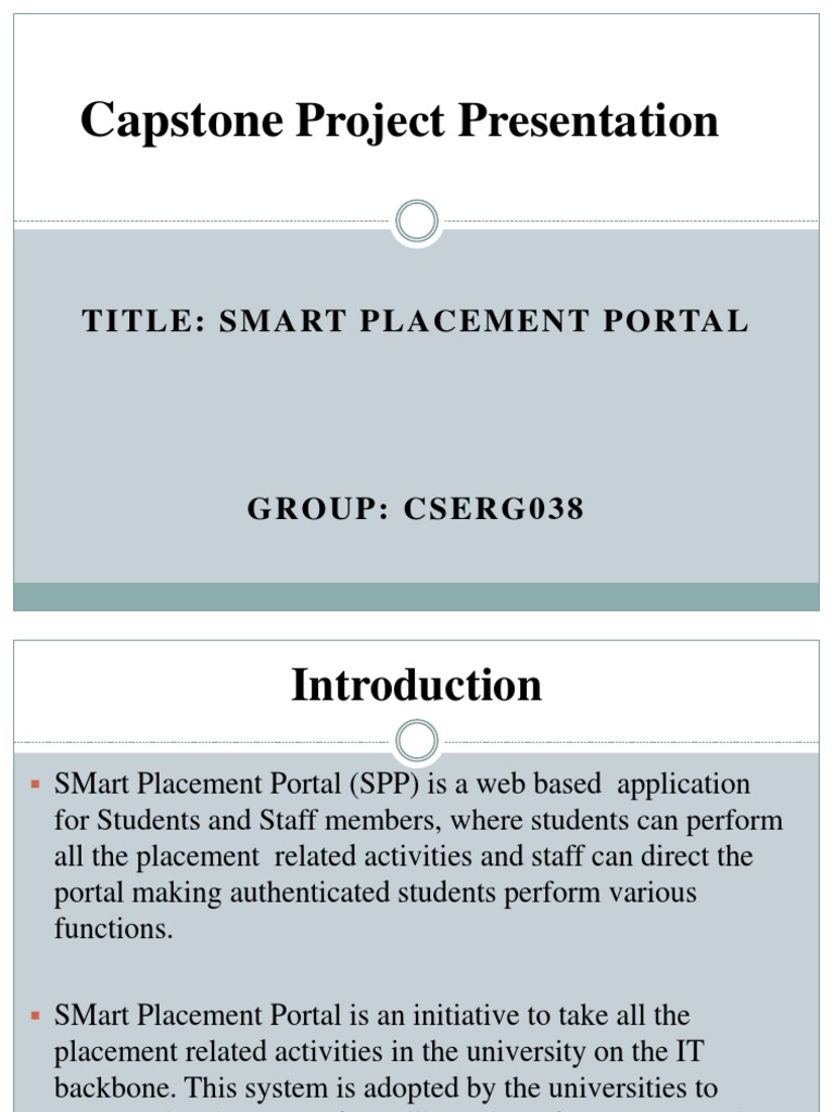Capstone Project Presentation | PDF | Login | Password