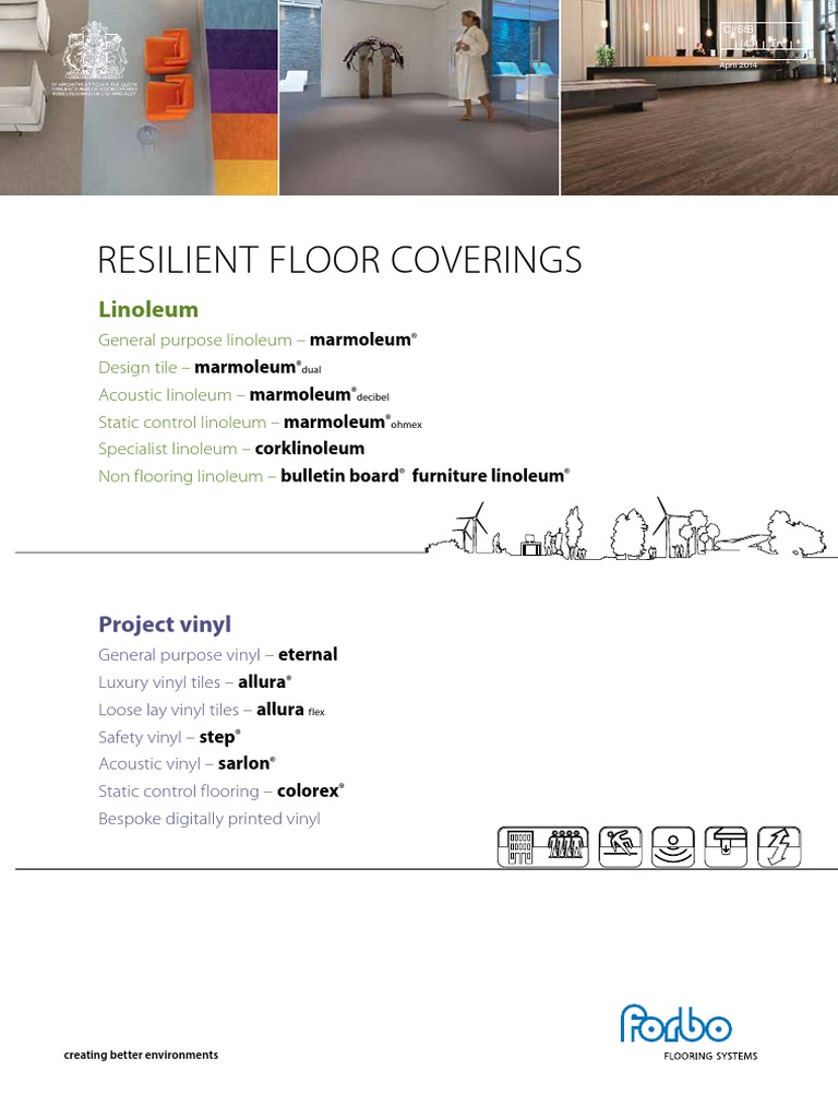 Forbo Integrated Resilient Brochure April 2014 | PDF | Flooring | Recycling