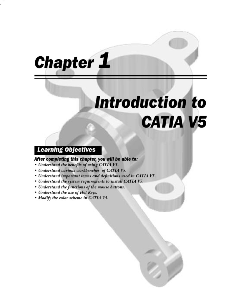Introduction To Catia V5: Learning Objectives | PDF | Technical Drawing ...