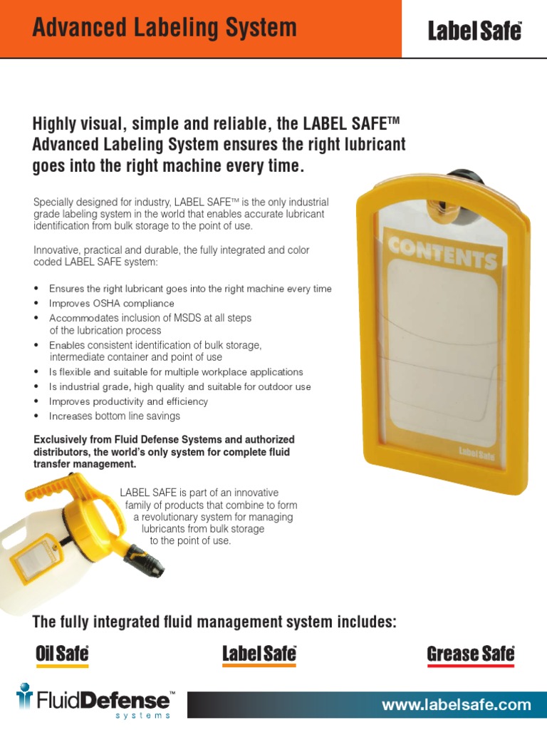 Label Safe | PDF | Green | Grey