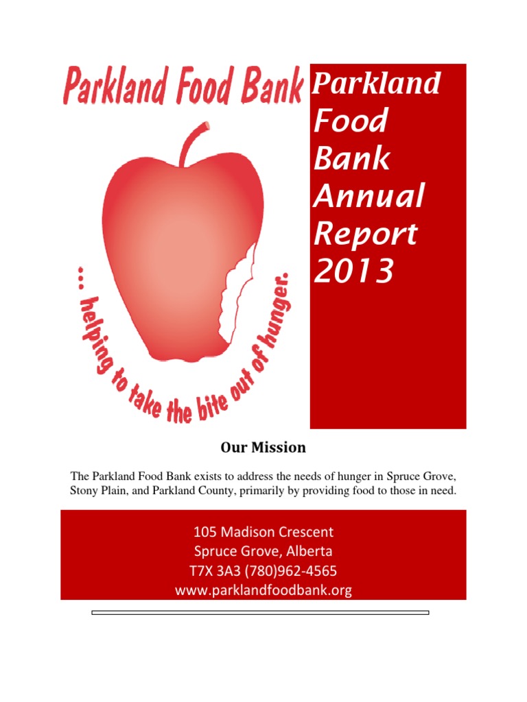 2013 PFB Annual Report | PDF | Food Bank | Grocery Store
