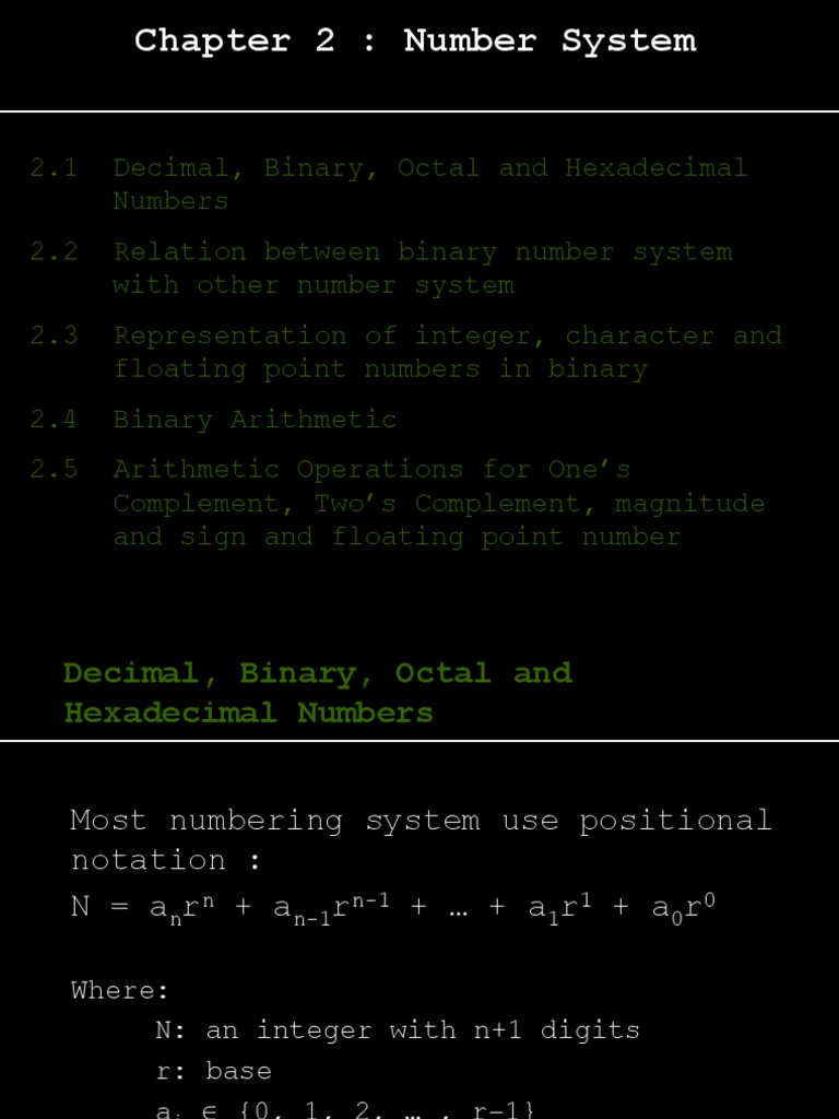 Chapter 2: Number System | PDF | Discrete Mathematics | Naming Conventions
