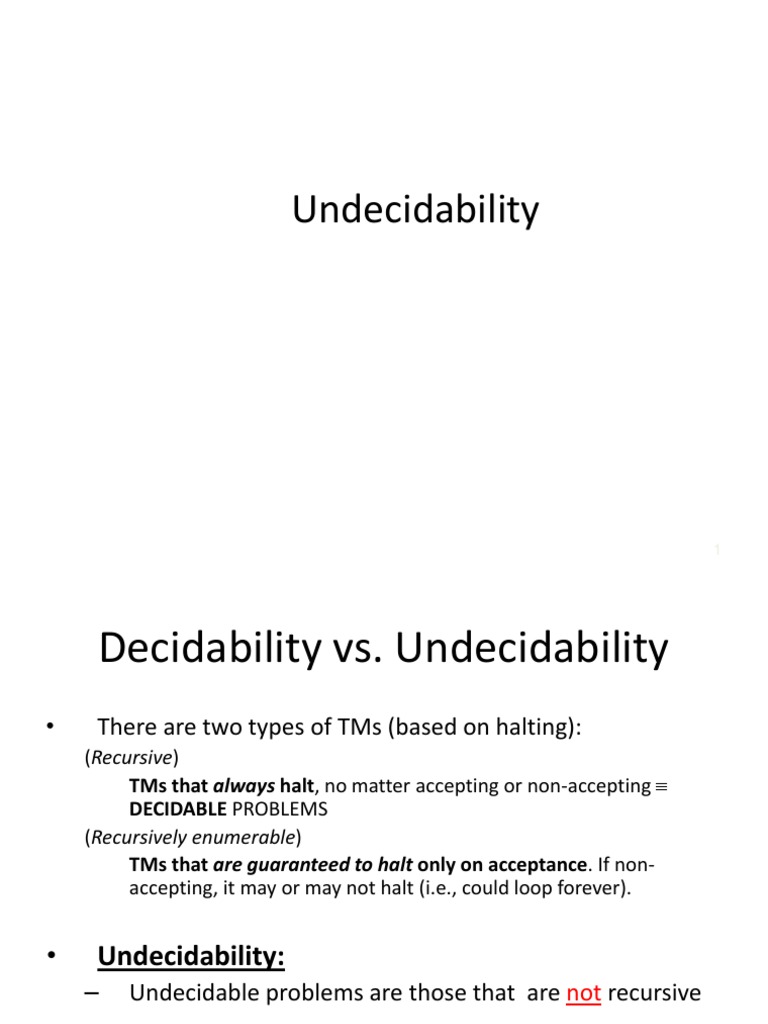 Undecidability | PDF | Syntax (Logic) | Discrete Mathematics