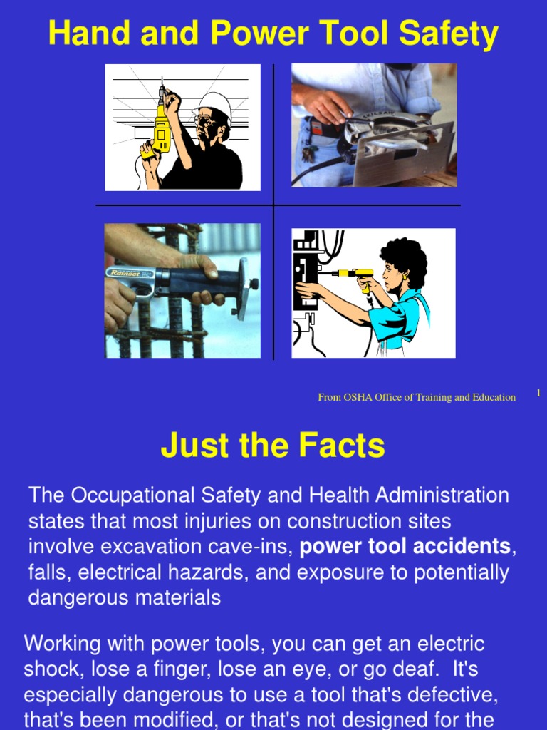 Hand and Power Tool Safety Guidelines | PDF | Personal Protective ...