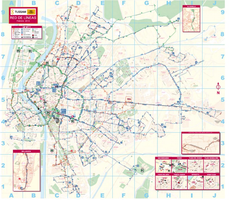 TUSSAM Plano Guia | PDF