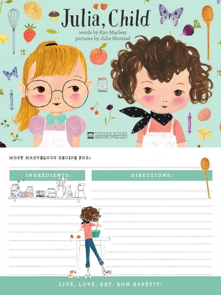 Julia, Child Recipe Card | PDF