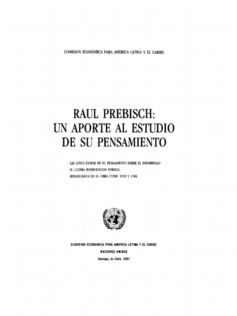 Raúl Prebisch - Un Aporte Al Estudio de Su Pensamiento | PDF ...