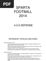 4-4 Split Defense | PDF | Sport Variants | Team Sports