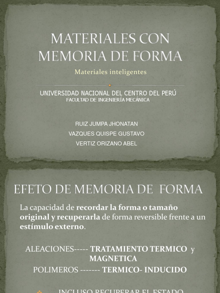Aleaciones Con Memoria de Forma 12 | PDF | Aleación de memoria de forma ...
