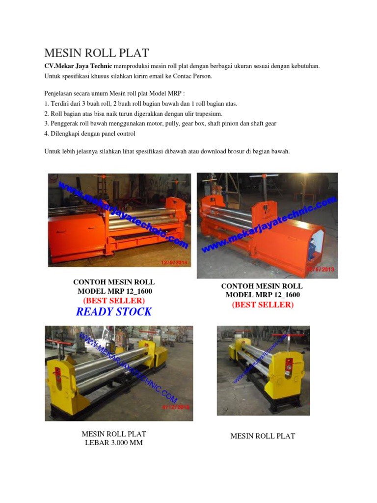 Mesin Roll Plat | PDF