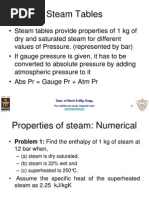 Steam Table Calculator - Superheated Steam Region - Spirax Sarco | PDF ...