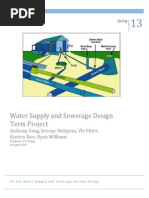 Design of Sewerage System | Sanitary Sewer | Sewage