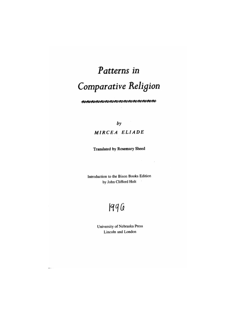 Selections From Patterns in Comparative Religion | PDF