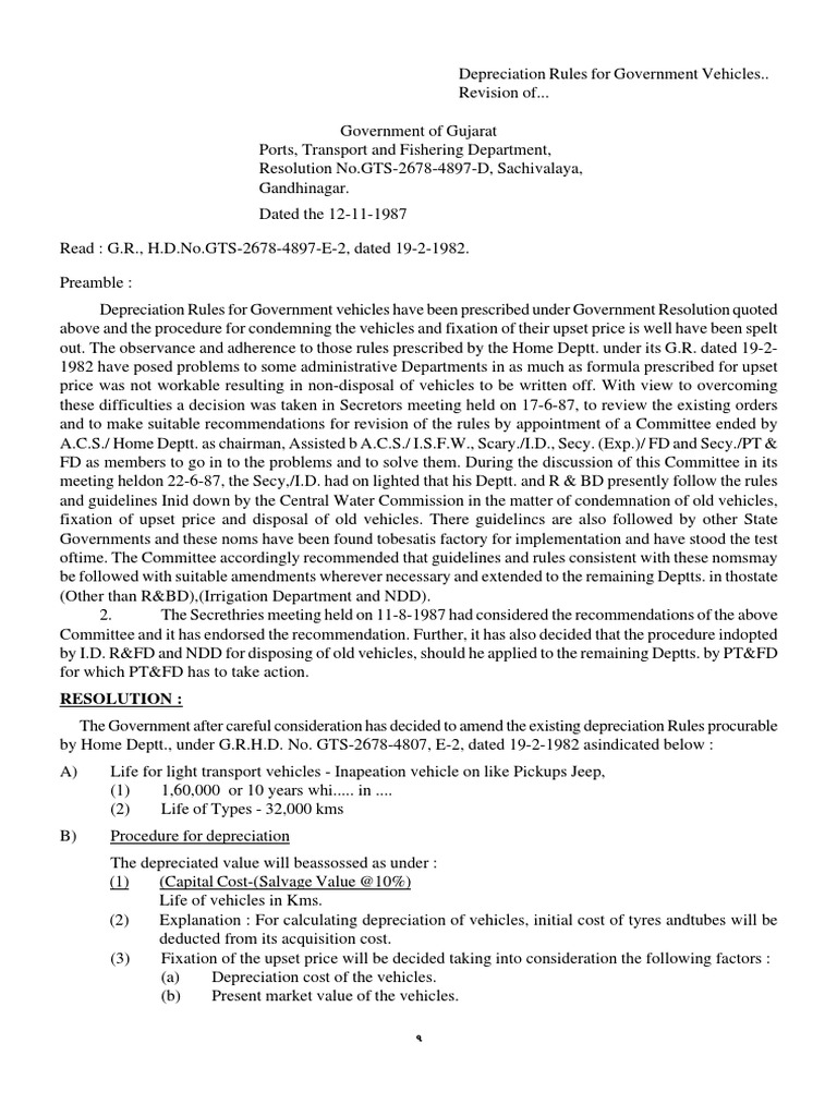 Upset Price Fixation Rules | PDF | Auction | Depreciation