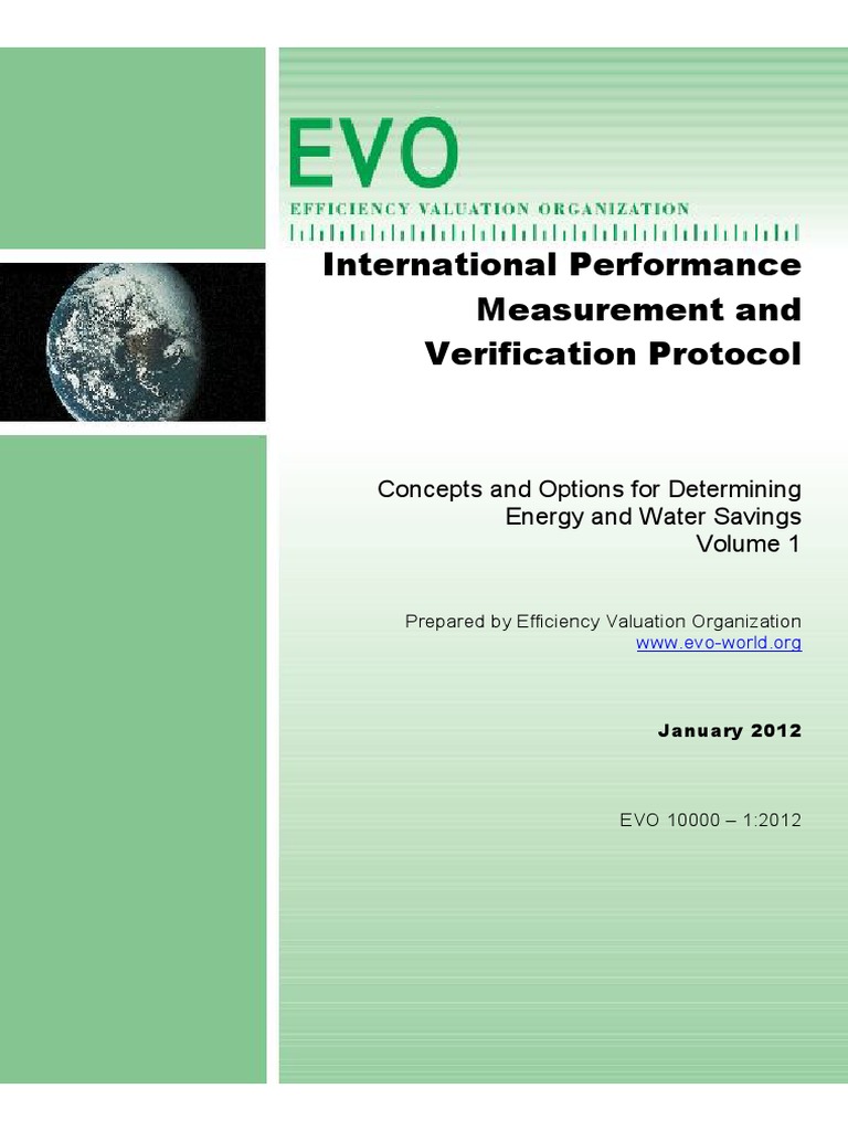 IPMVP Concepts and Options For Determining Energy and Water Savings V1 ...