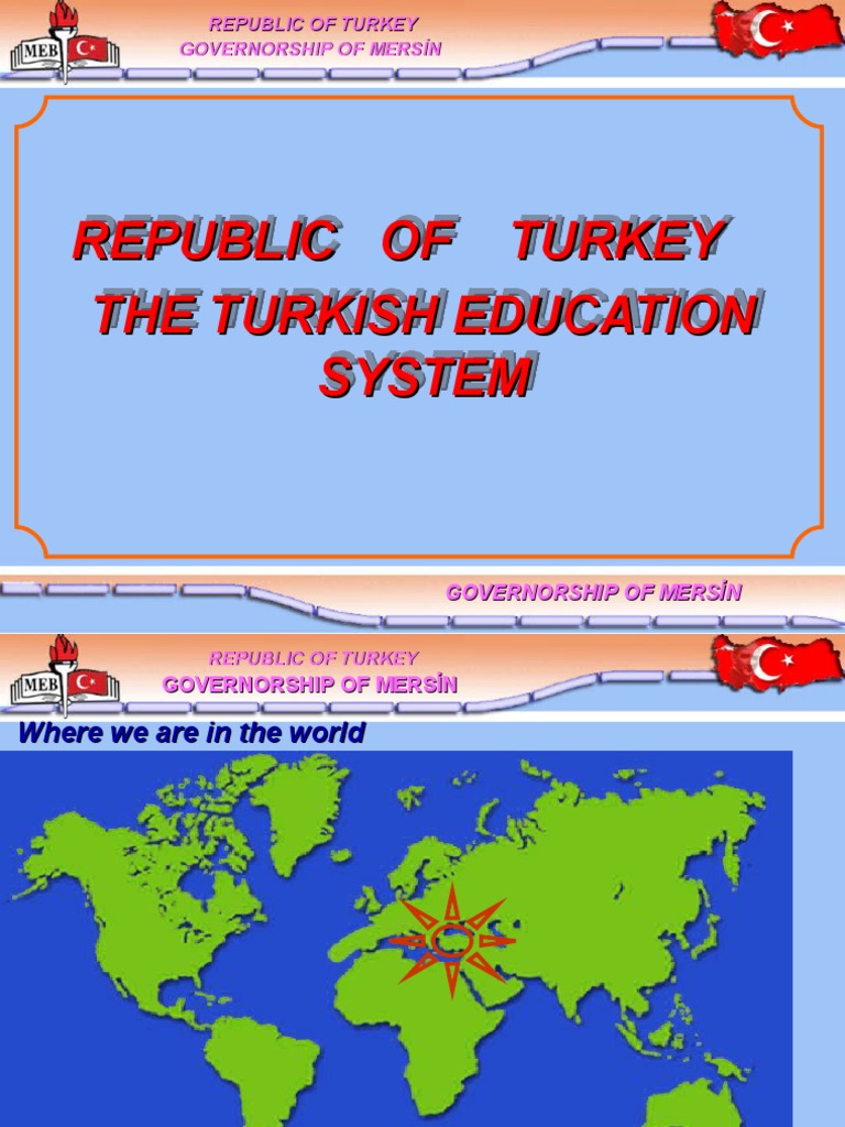 Turkish Education System | Schools | Turkey