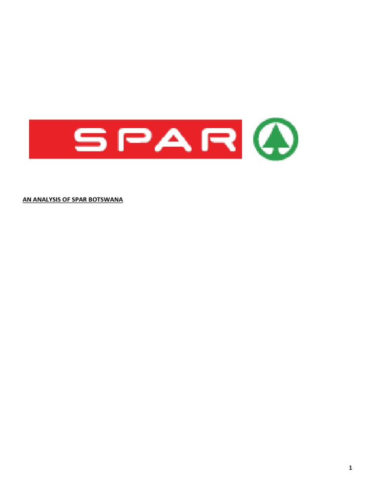 Analysis of Spar | Download Free PDF | Pricing | Retail