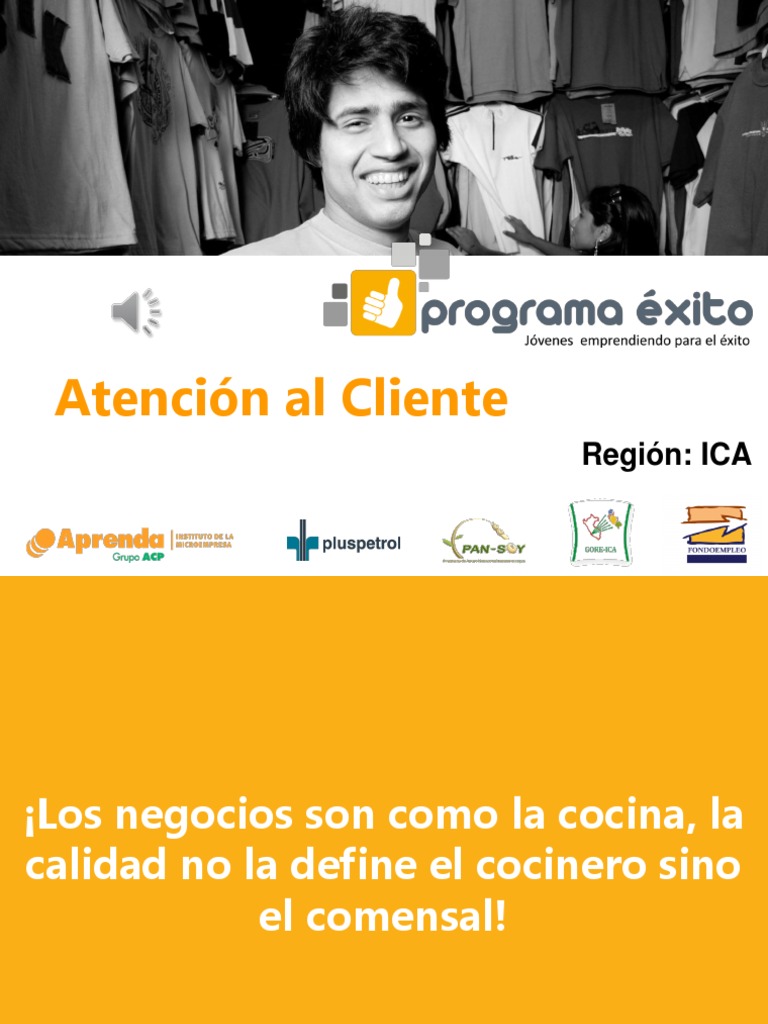 Atención Al Cliente | PDF | Servicio al Cliente | Cliente