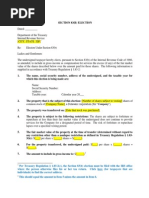EXAMPLE - 83 (B) Letter To IRS Individual) | PDF | Postal System ...