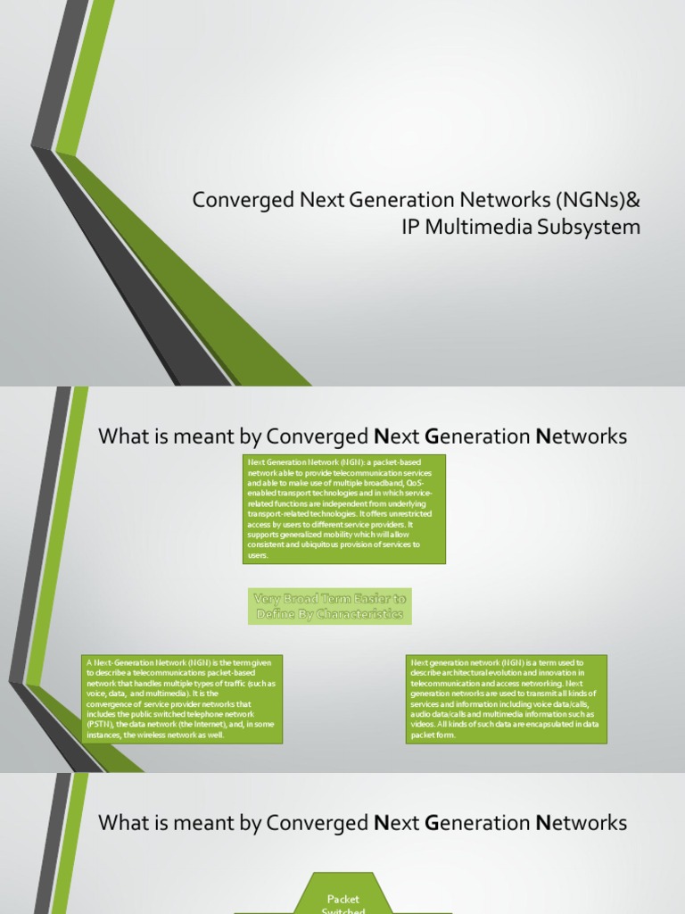 NGN Network | PDF | Ip Multimedia Subsystem | Internet Protocols