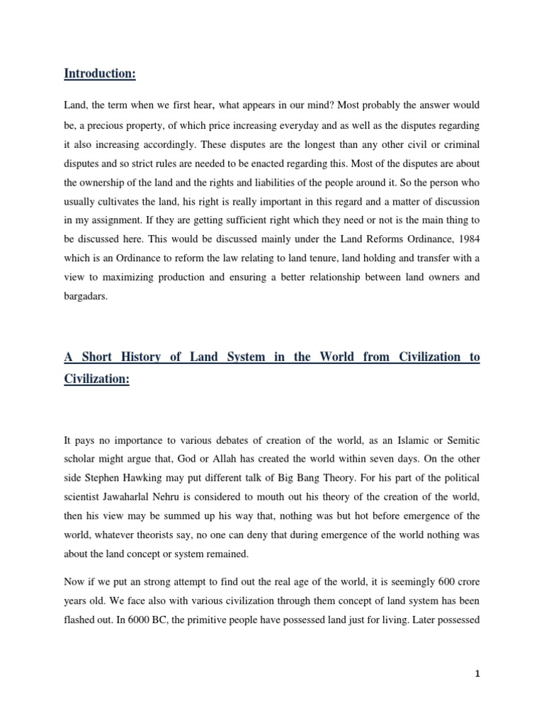 History of Land Systems and Disputes | PDF | Leasehold Estate | British Raj