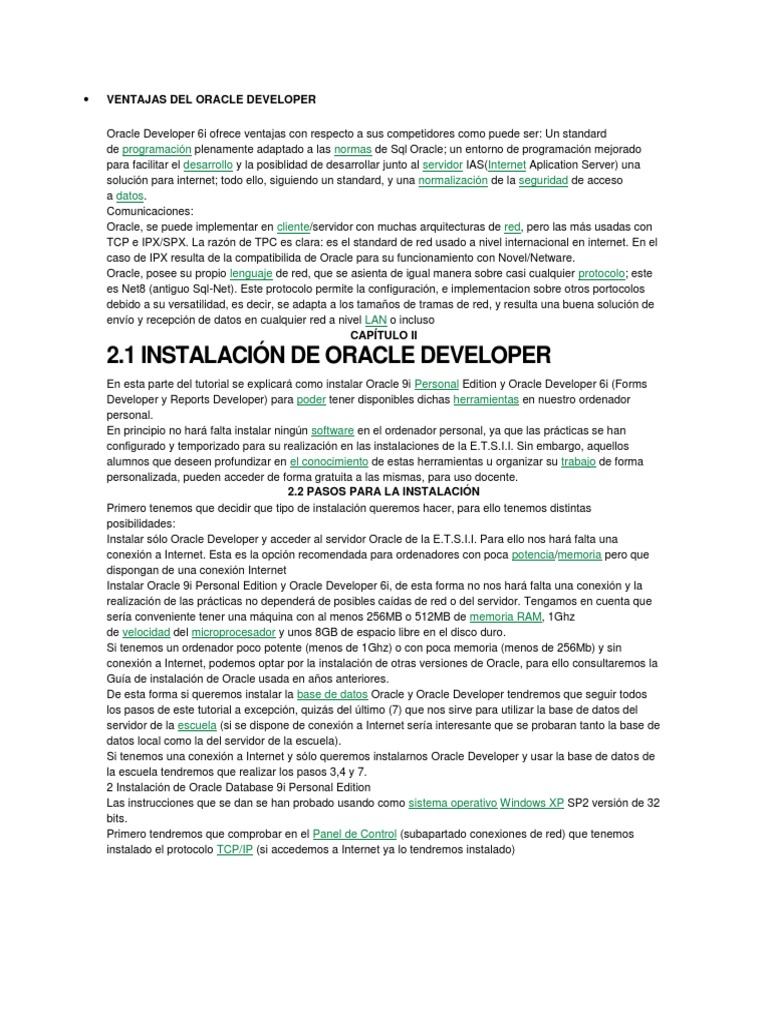 Oracle Developer Form Builder | PDF | Protocolo de Control de ...