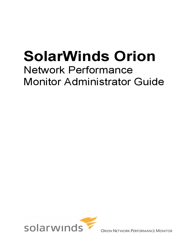 Orion Administrator Guide | PDF | Computer Network | Databases