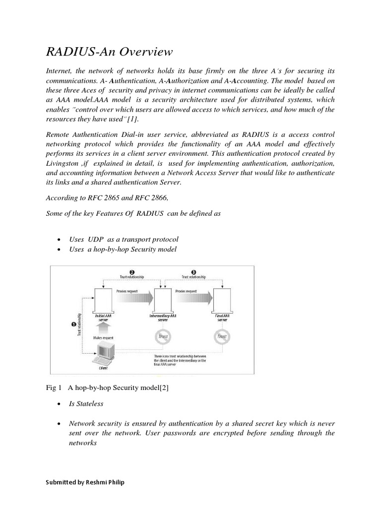 Radius | PDF | Radius | Secure Communication
