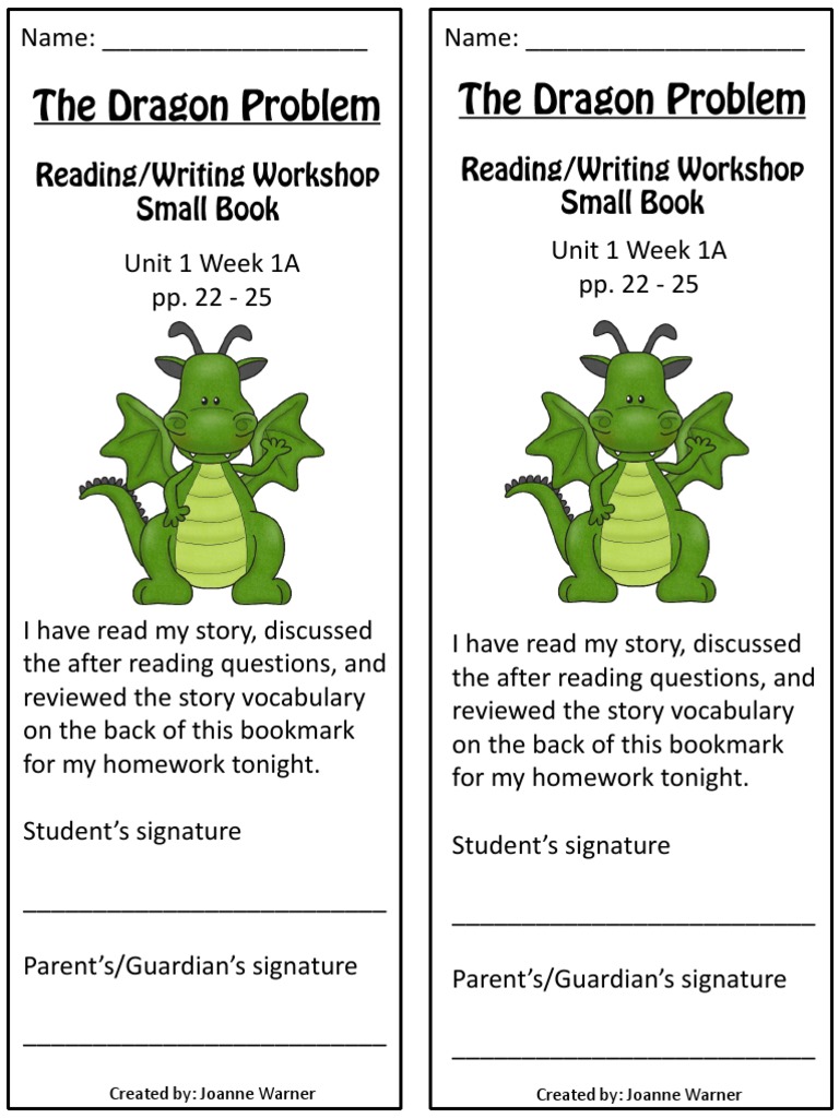 The Dragon Problem: Reading Workshop | PDF | Lexicology | Applied ...