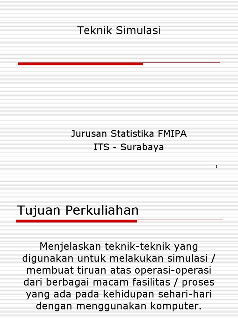 Klas 1 - Teknik Simulasi - Materi 1 - Pendahuluan | PDF | Accuracy And ...