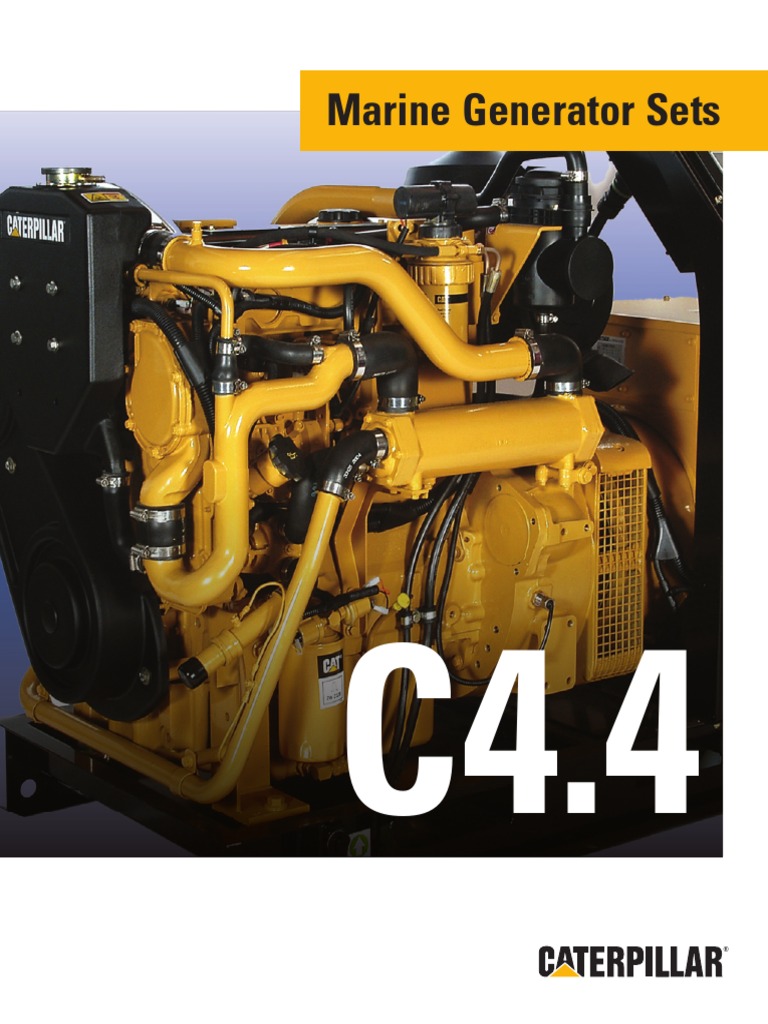 Brochure - Cat C4-4 Marine Gensets | Air Conditioning | Radiator