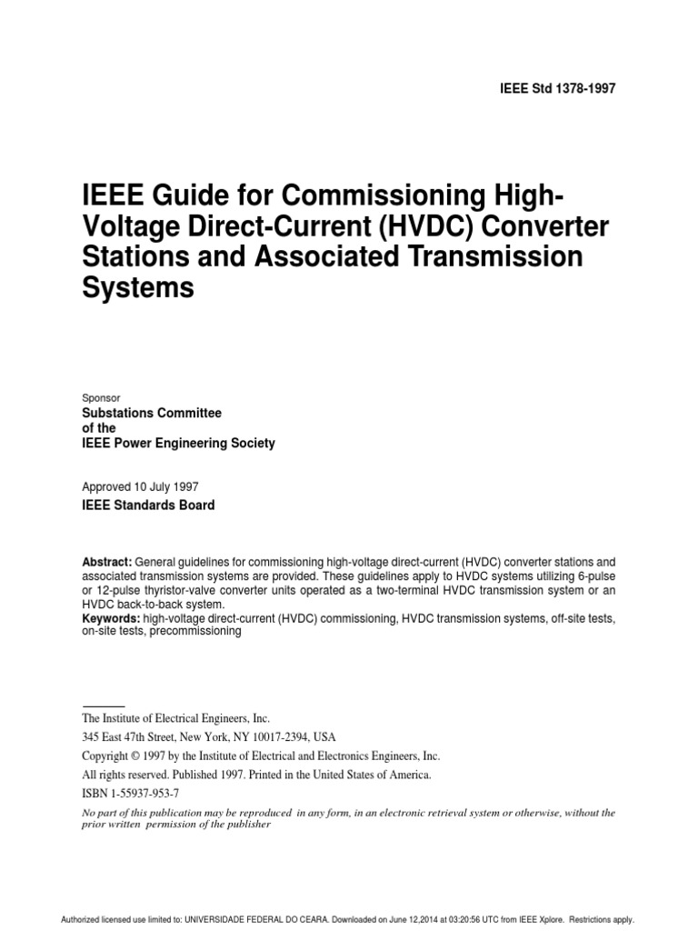 getPDF JSP | PDF | High Voltage Direct Current | Electric Power Transmission