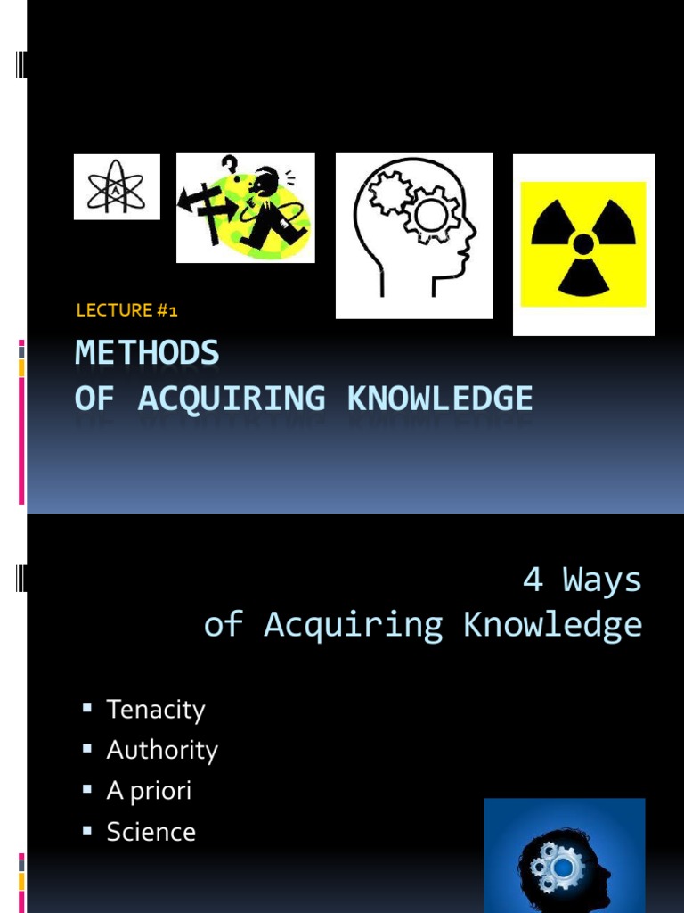 Understanding the Scientific Method: A Lecture on the Various Ways of ...