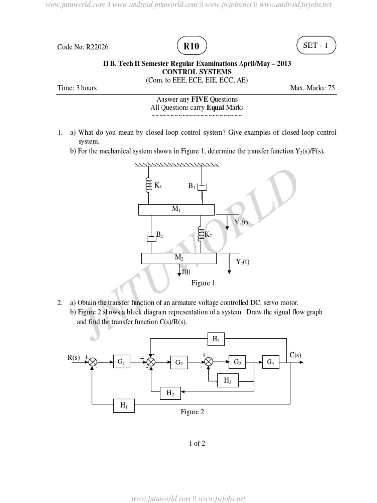 Control Systems | PDF | Control Theory | Electrical Engineering