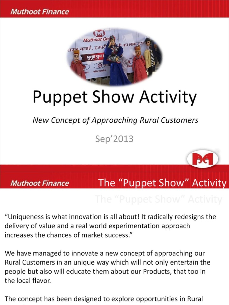 Puppet Show Activity | PDF