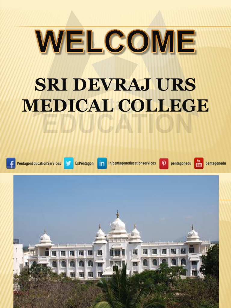 Sri Devraj Urs Medical College | PDF | University And College Admission ...