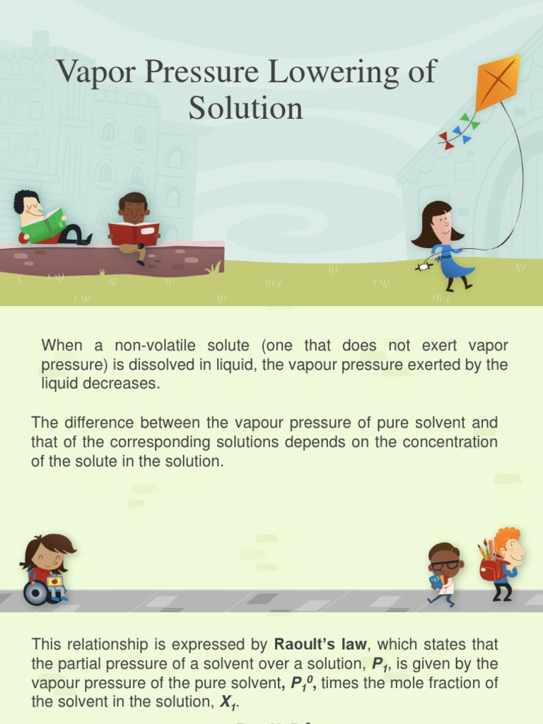 Vapor Pressure Lowering | Solution | Applied And Interdisciplinary Physics
