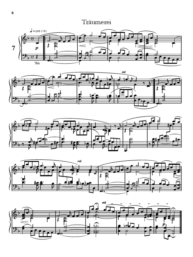 Schumann - Traumerei | PDF