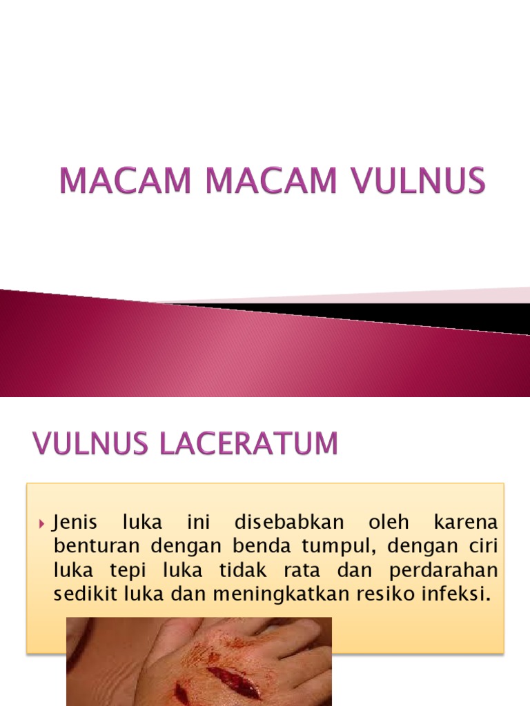 Macam Macam Vulnus | PDF