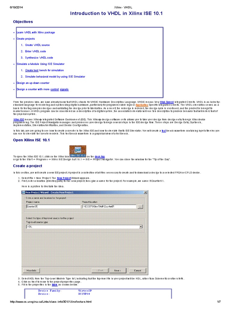 Xilinx - VHDL | PDF Xilinx - VHDL | PDF