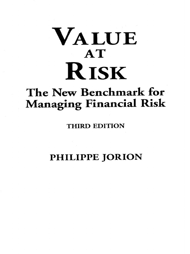 Value at Risk - Philippe Jorion | PDF