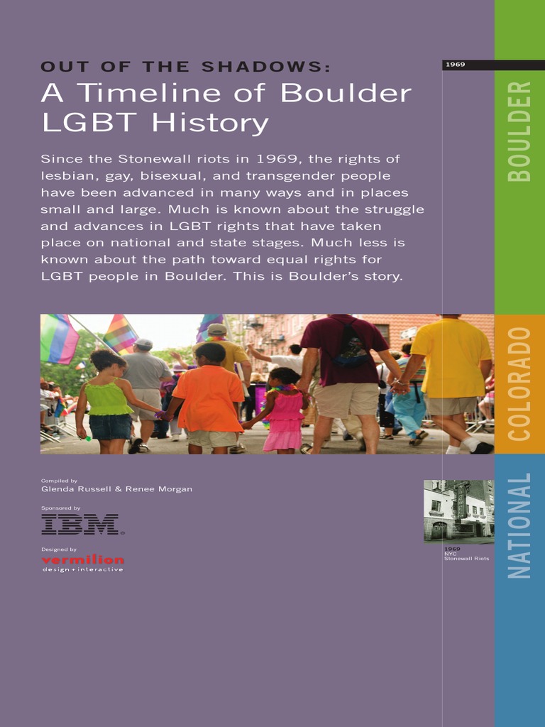 Boulder LGBT History Timeline | PDF | Lgbt | LGBTQIA+ Studies