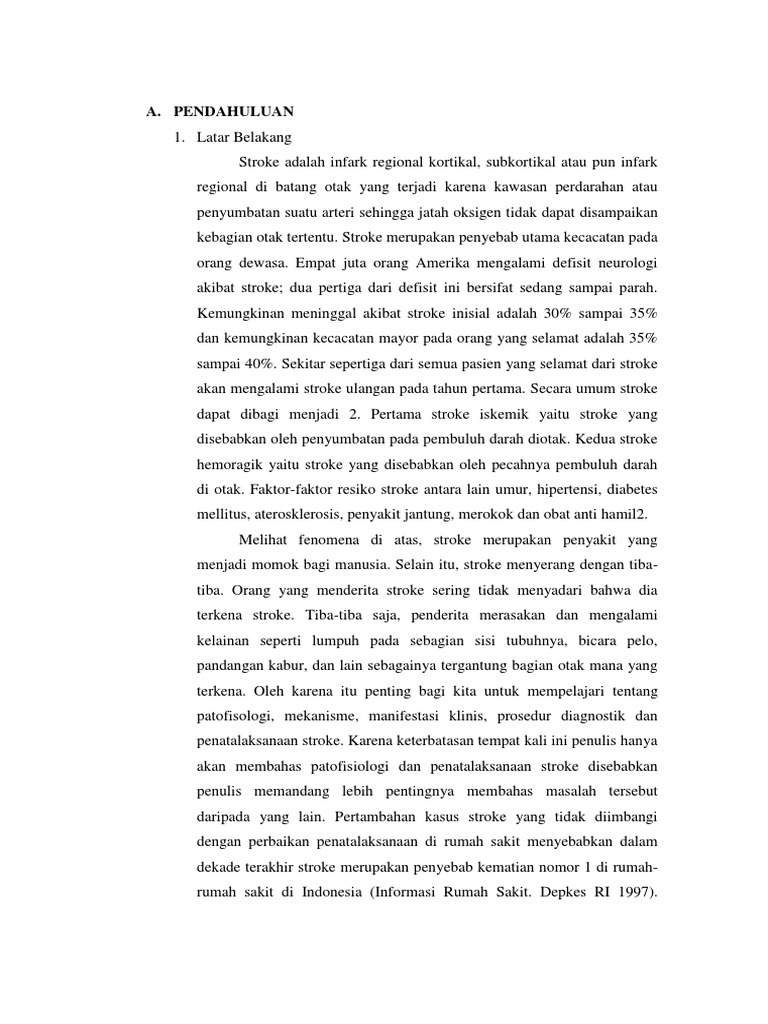 LP Stroke Infark | PDF