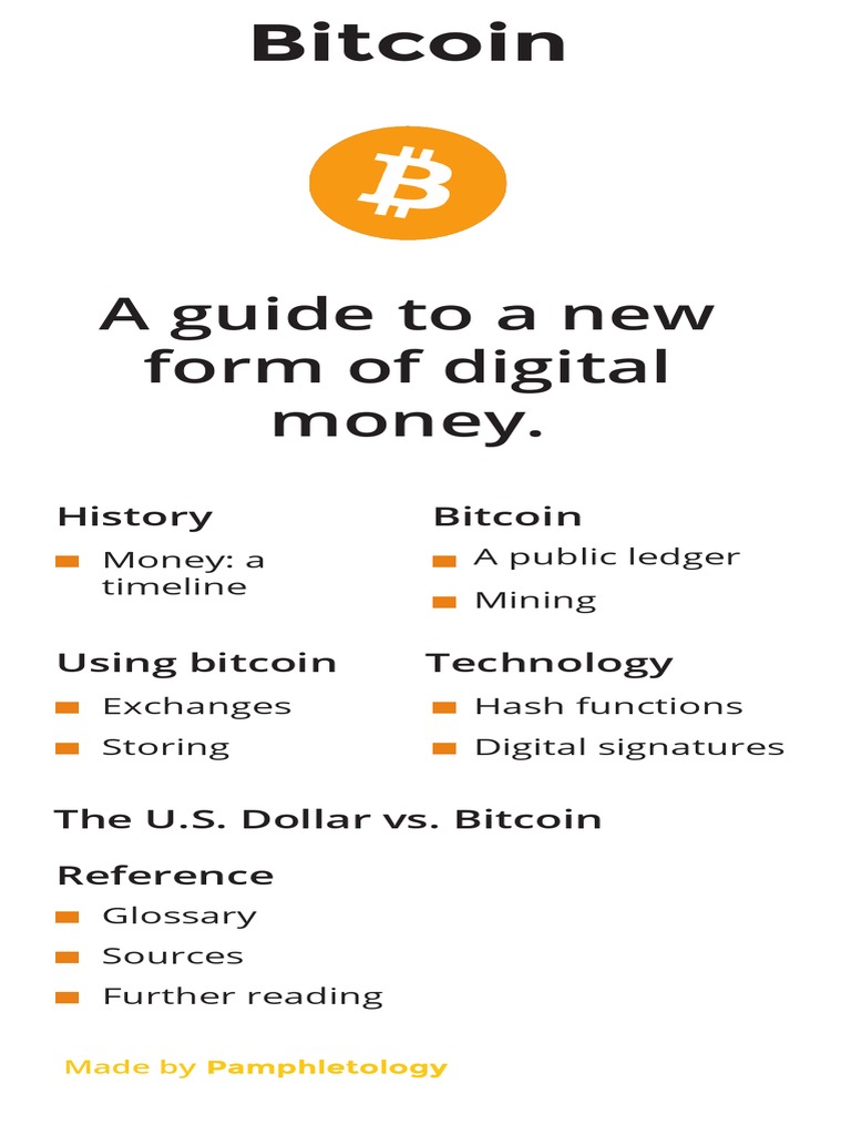Bitcoin Pamphlet | PDF | Bitcoin | Blockchain (Database)