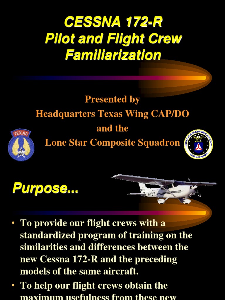 C172R Familiarization Course | PDF | Aviation | Aircraft