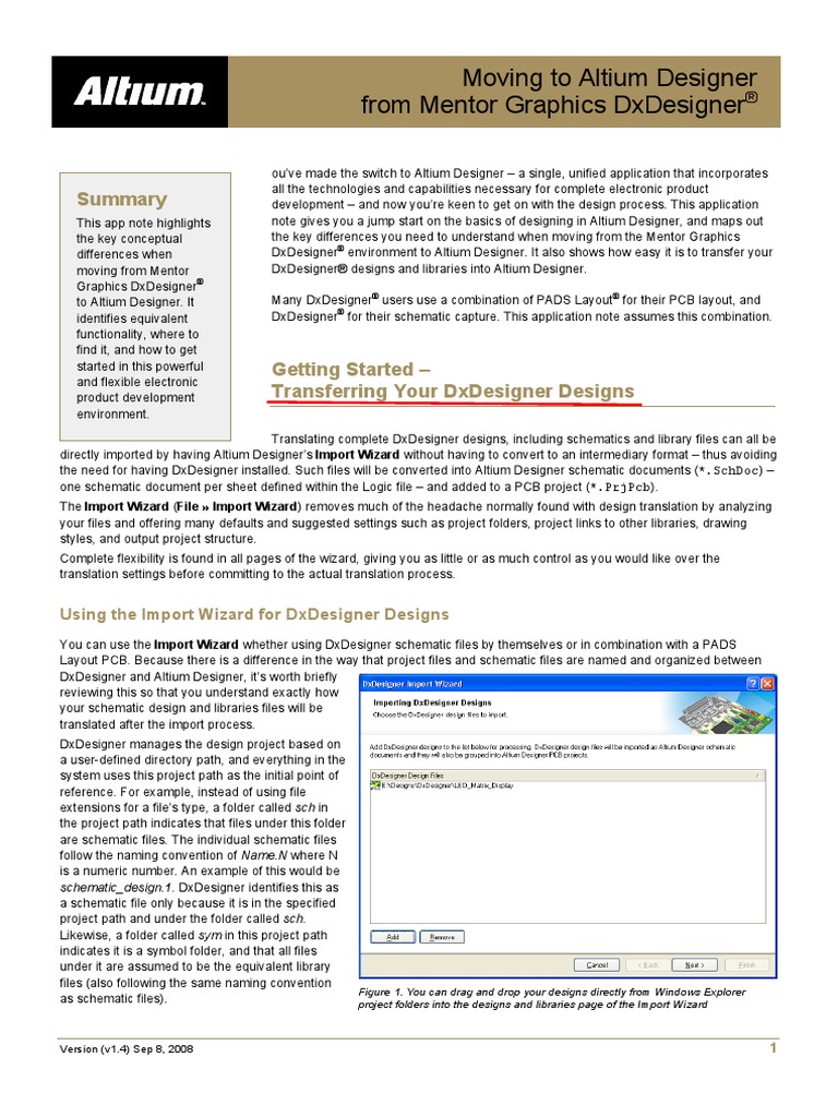 Moving To Altium Designer From Mentor Graphics DxDesigner | PDF ...
